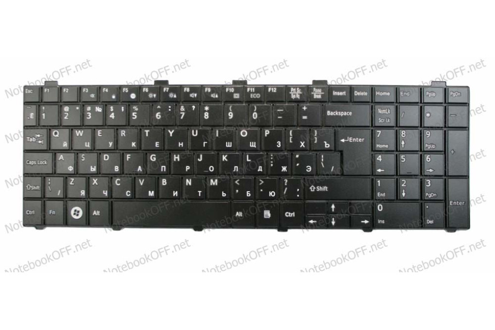 Клавиатура для ноутбука Fujitsu Siemens Lifebook A530, AH530, AH531 ...